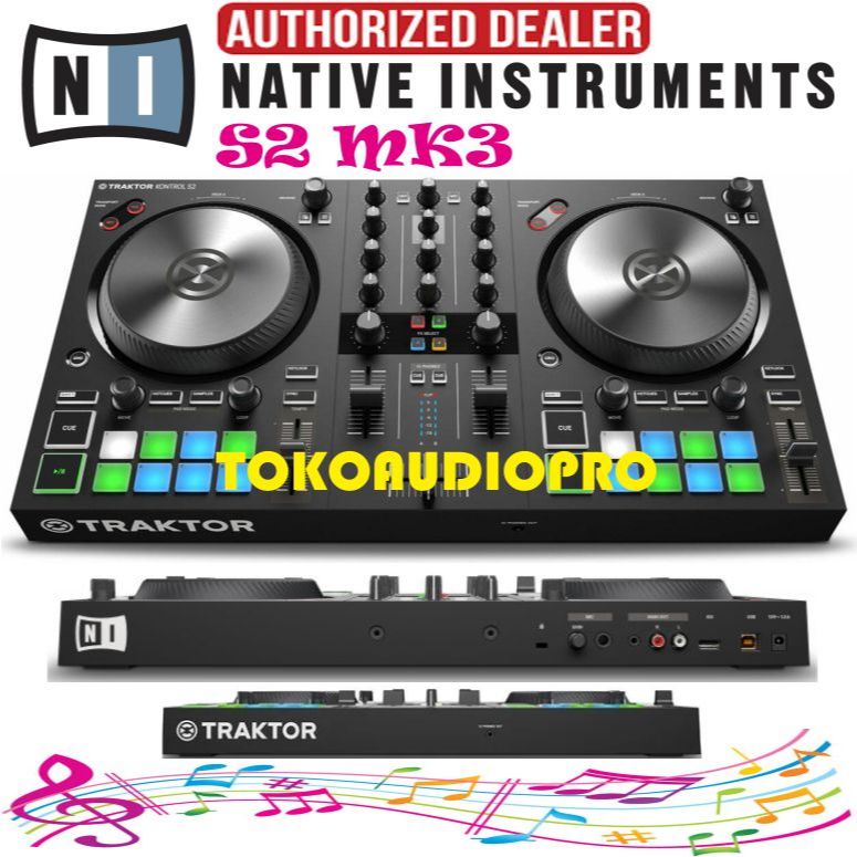 Jual Native Instruments Traktor Kontrol S2 Mk3 DJ Controller S2 MKIII ...