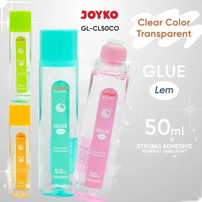 Jual 1pcs Liquid Glue Lem Kertas Cair Joyko GL-CL50 GL-CL50CO 50ml ...