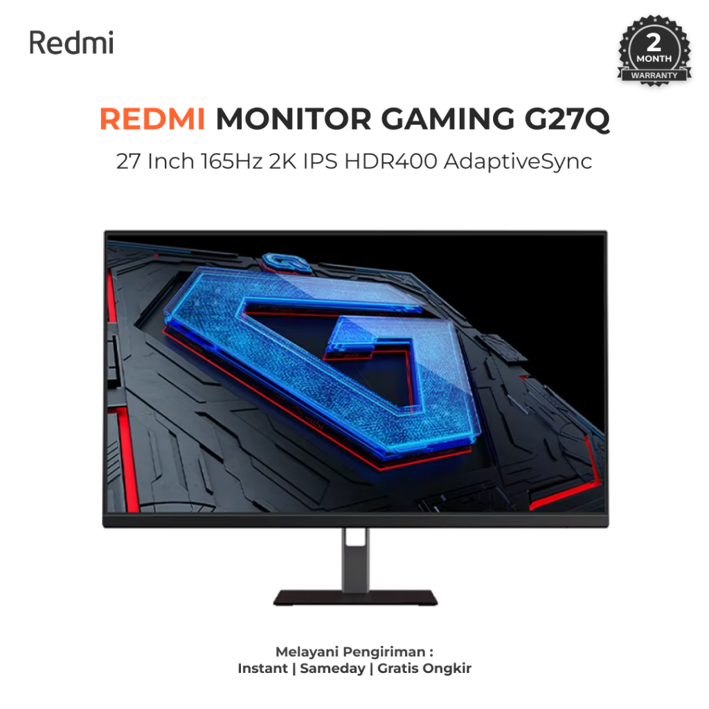 Jual Redmi Gaming Monitor G27Q 27 Inch 165Hz 2K IPS HDR400 AdaptiveSync ...