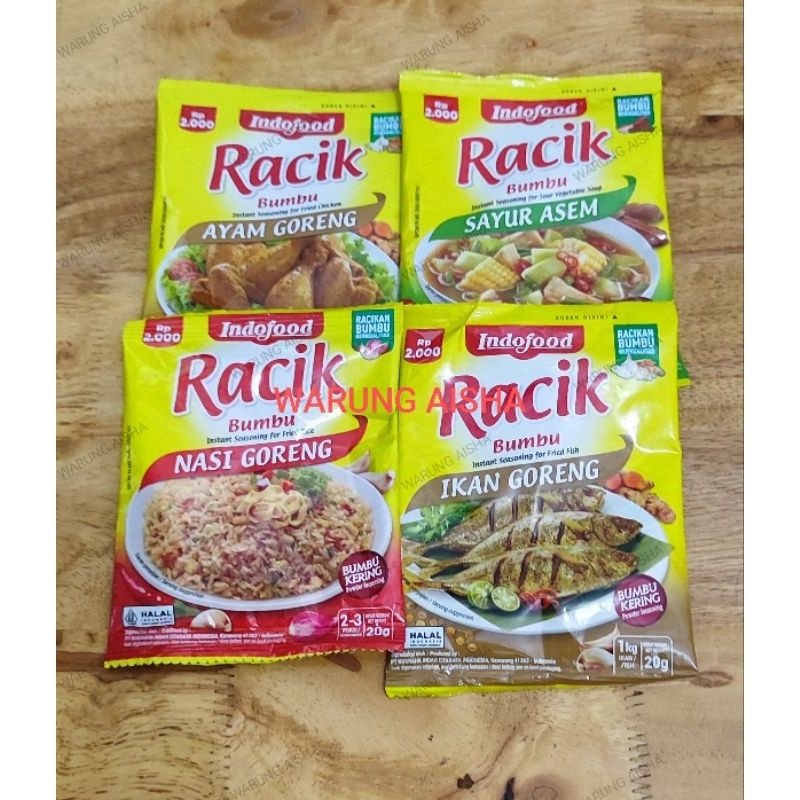 Jual Bumbu Masak Racik Indofood Aneka Varian 20 gr | Shopee Indonesia
