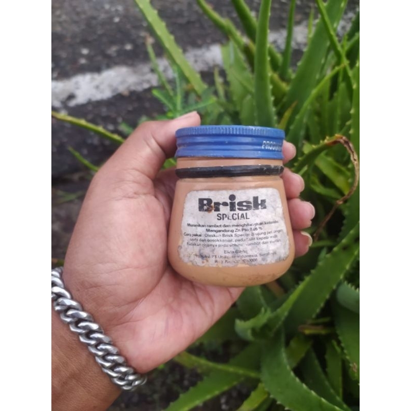 Jual Kemasan Minyak rambut Brisk th 80an, hanya kemasan/tempat nya saja ...