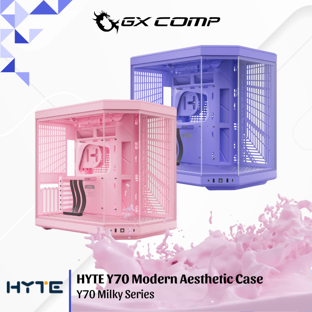Jual HYTE Y70 Modern Aesthetic PC Case | Milky Y70's Series | Casing PC ...