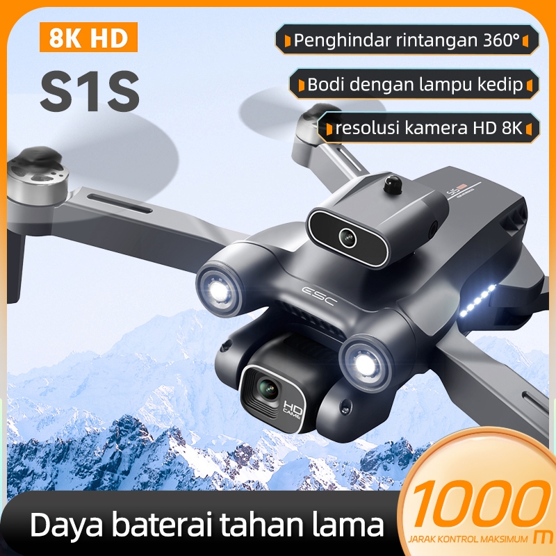 Jual S1S Drone kamera jarak jauh fotografi udara profesional murah dual camera drone premium ...