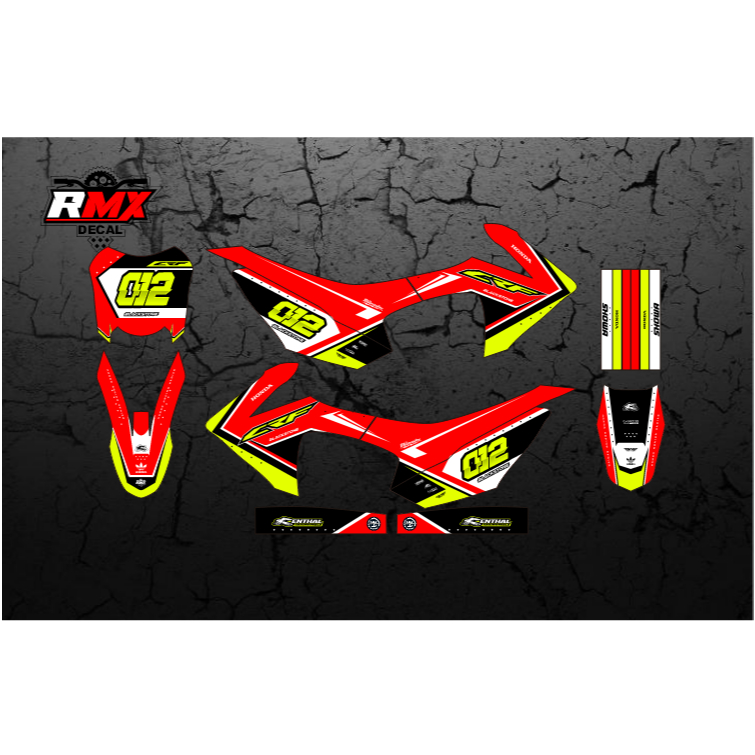 Jual DECAL CRF 110 F FULLBODY (041) DEKAL STIKER 2013 2014 2015 2016 ...