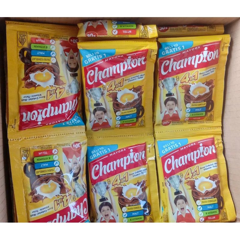 Jual Mayora champion nyoklat banget Beli 10 GRATIS 1 (NON SENDOK ...