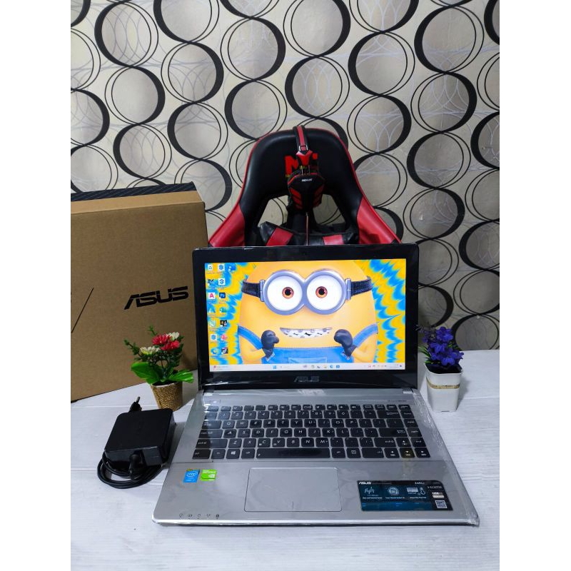 Jual Laptop Design Asus X450JF Core i7 Ram 8gb Ssd+Hdd Dual VGA Nvidia ...