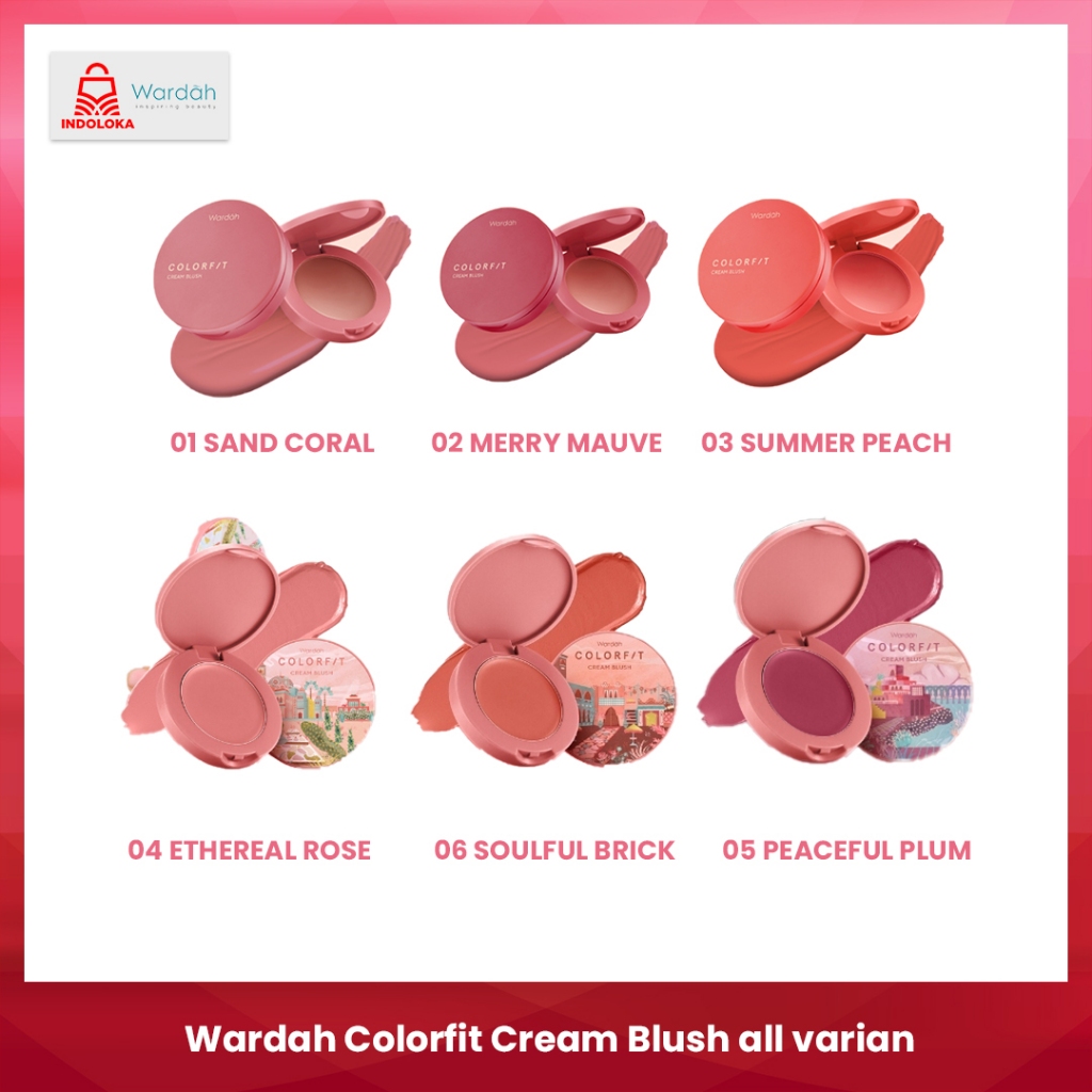 Jual Wardah Colorfit Cream Blush - Formula Ringan dan Teksturnya ...