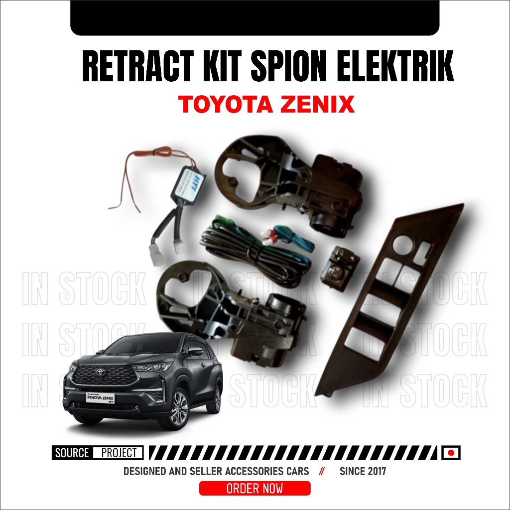 Jual RETRACT MIRROR KIT SPION ELEKTRIK ORIGINAL - TOYOTA ZENIX | Shopee ...