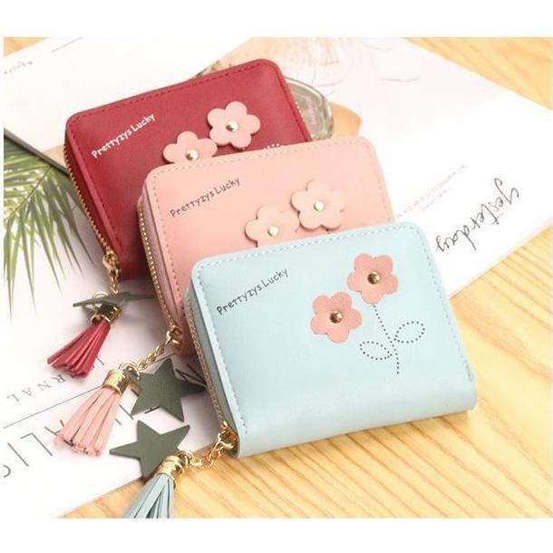 Jual DOMPET WANITA DOMPET KOREAN FASHION TRENDY FASHION WALLET | Shopee Indonesia