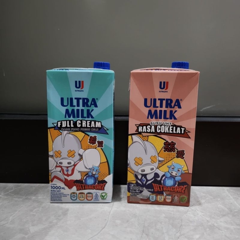Jual susu ultramilk ultracore ultraman 1000ml 1000 ml 1liter 1L coklat ...
