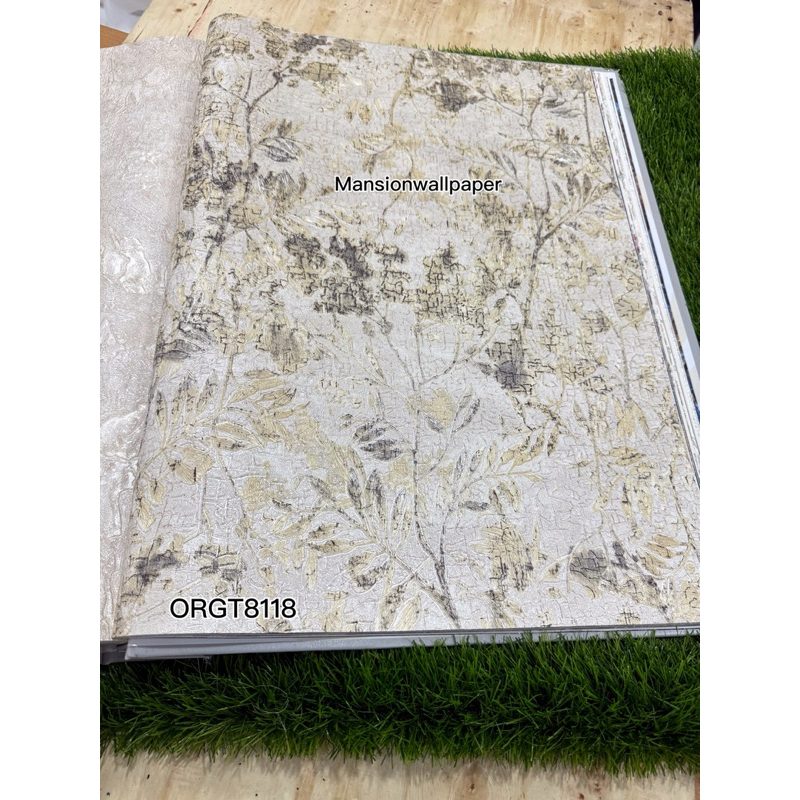 Jual Wallpaper Dinding Ranting Pohon Warna Vintage Aesthetic Abstrak ...