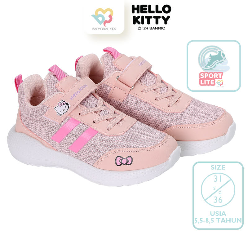 Jual Balmoral Kids Sepatu Sport Anak Perempuan Hello Kitty Usia 6 - 8,5 ...