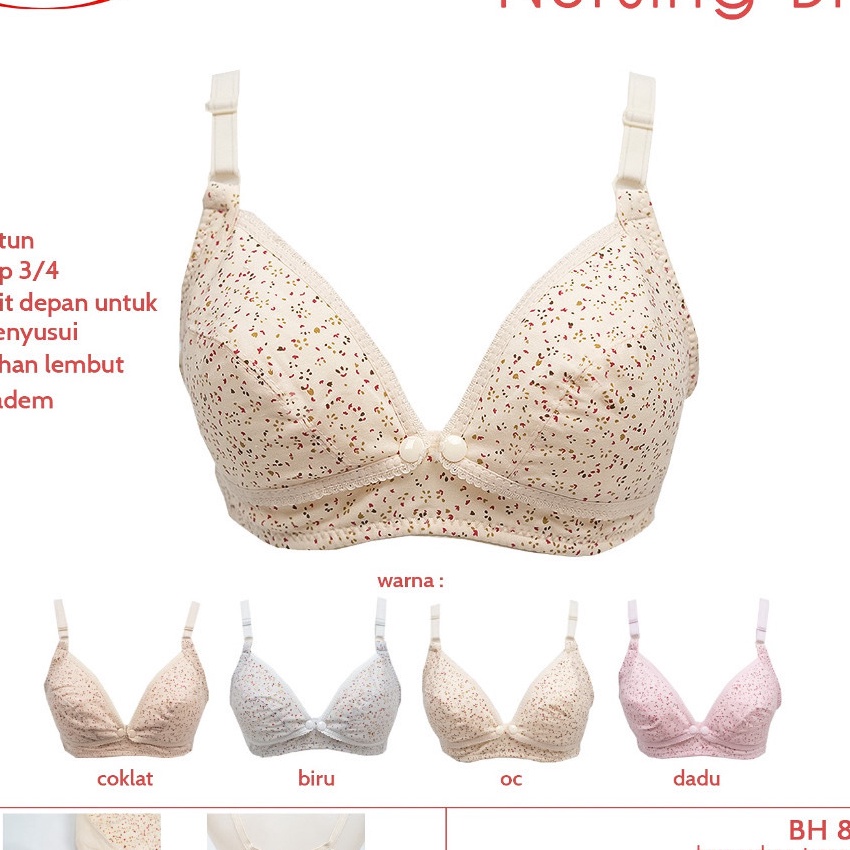 Jual Terkini Bra Ibu Menyusui Nursing Bra Tanpa Kawat Kait 3 BH ...