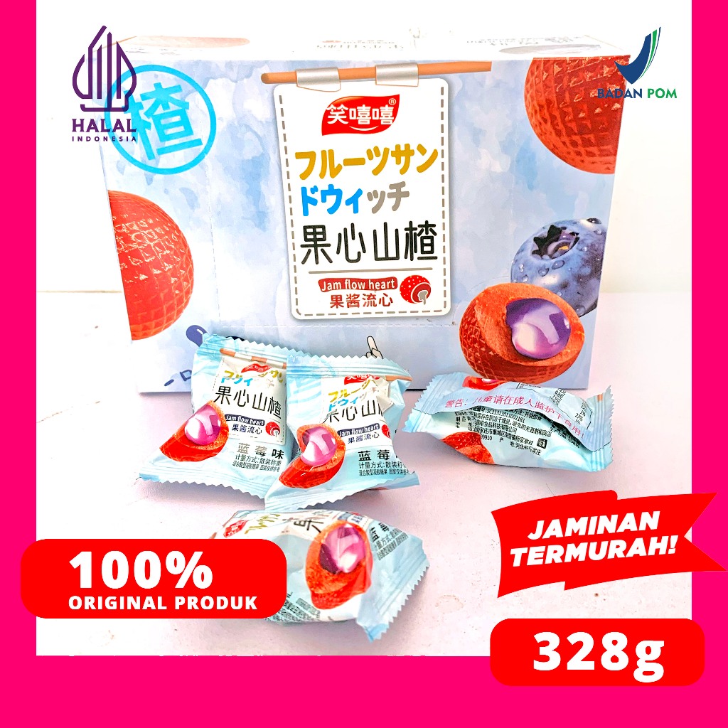 Jual MANISAN BUAH HAW ISI BLUEBERRY & STRAWBERRY (HAW FLAKES) 328GR ...