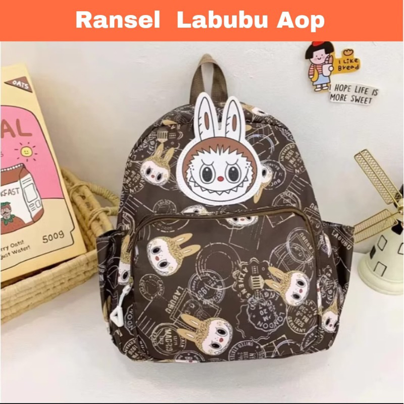 Jual TERBARU TAS LABUBU VIRALL tas Boneka Labubu Fahshion anak Tas Ransel sekolah anak perempuan ...