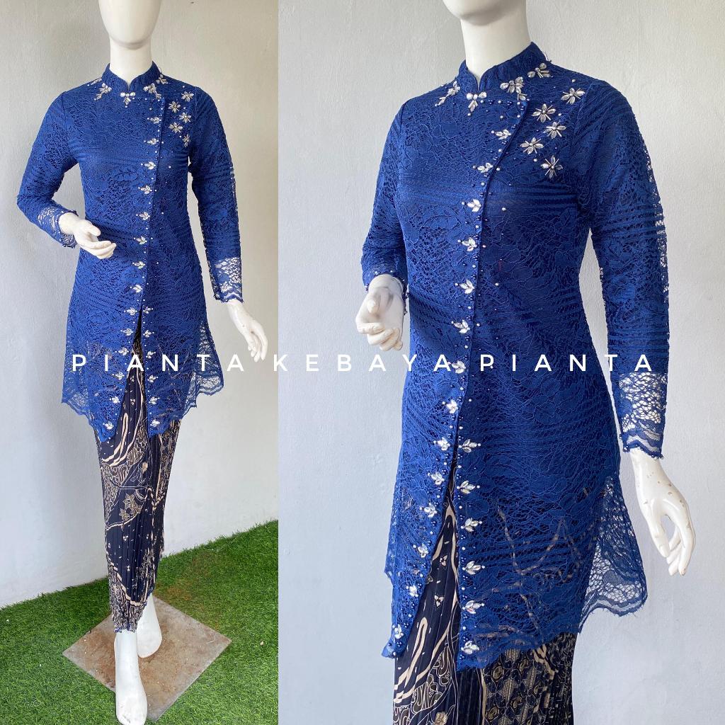 Jual Kebaya Janggan Brukat Payet / Kebaya Wisuda / Tunik Brokat Payet ...