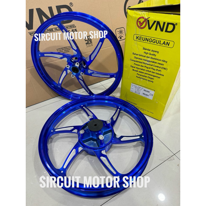 Jual VELG VND SIX STAR V2 NINJA 150 R & NINJA 150 RR / VND SIX STAR V2 ...