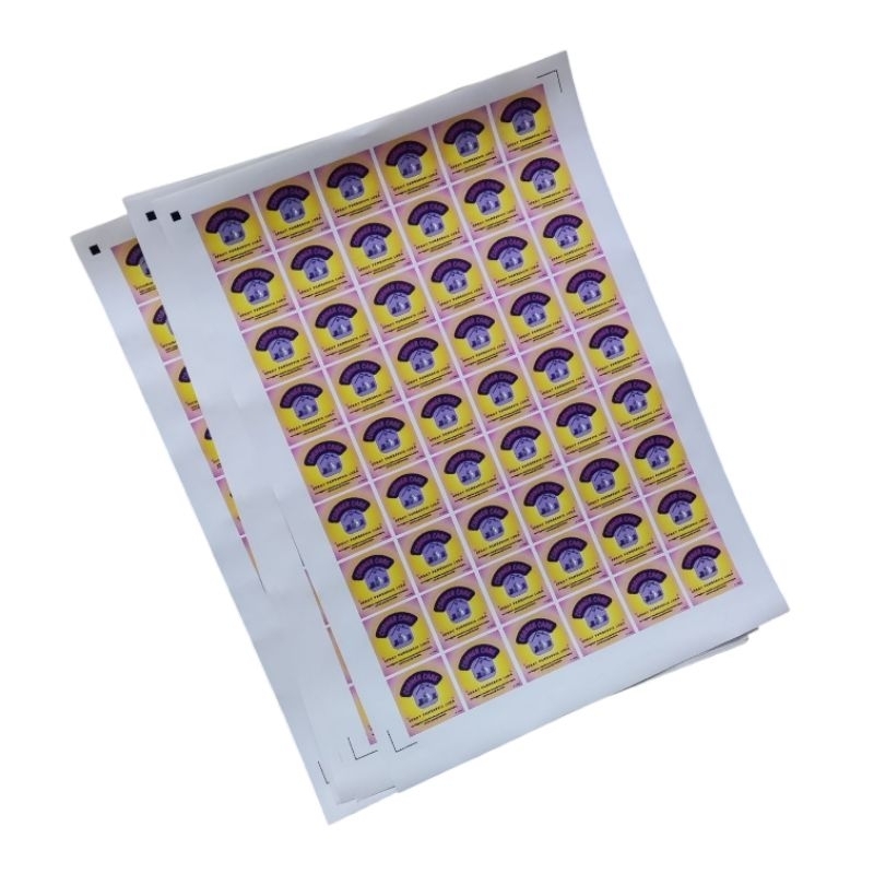 Jual Cetak Sticker Custom Label Termurah ORDER BACA DESKRIPSI | Shopee ...