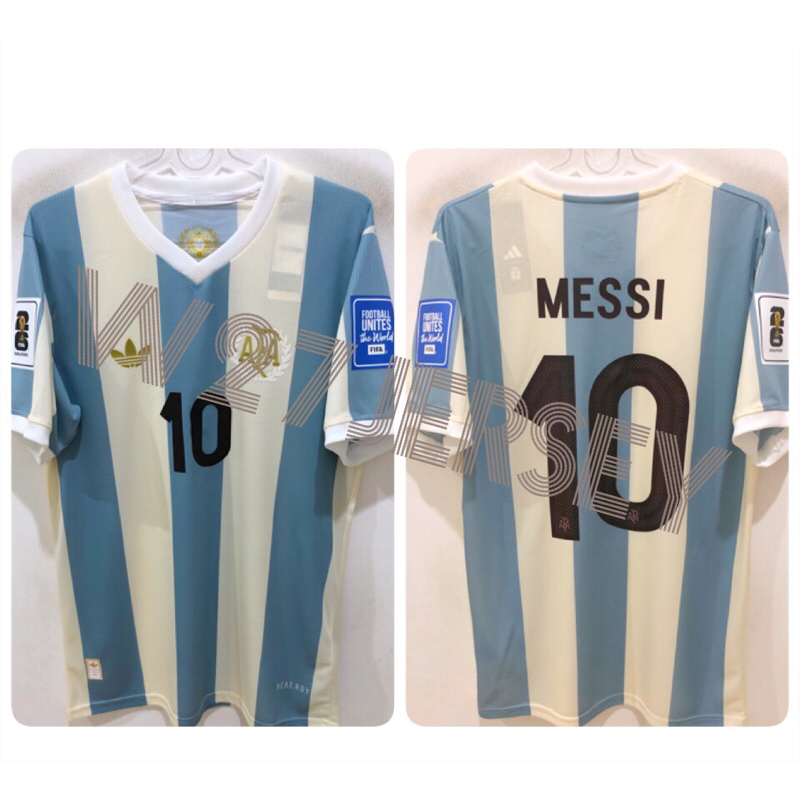 Jual JERSEY PLAYER ISSUE - ARGENTINA HOME 50th ANNIVERSARY name player ...