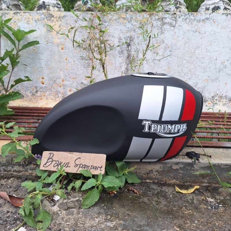 Jual Tangki motor custom japstyle triumph bober bratcafe | Shopee Indonesia