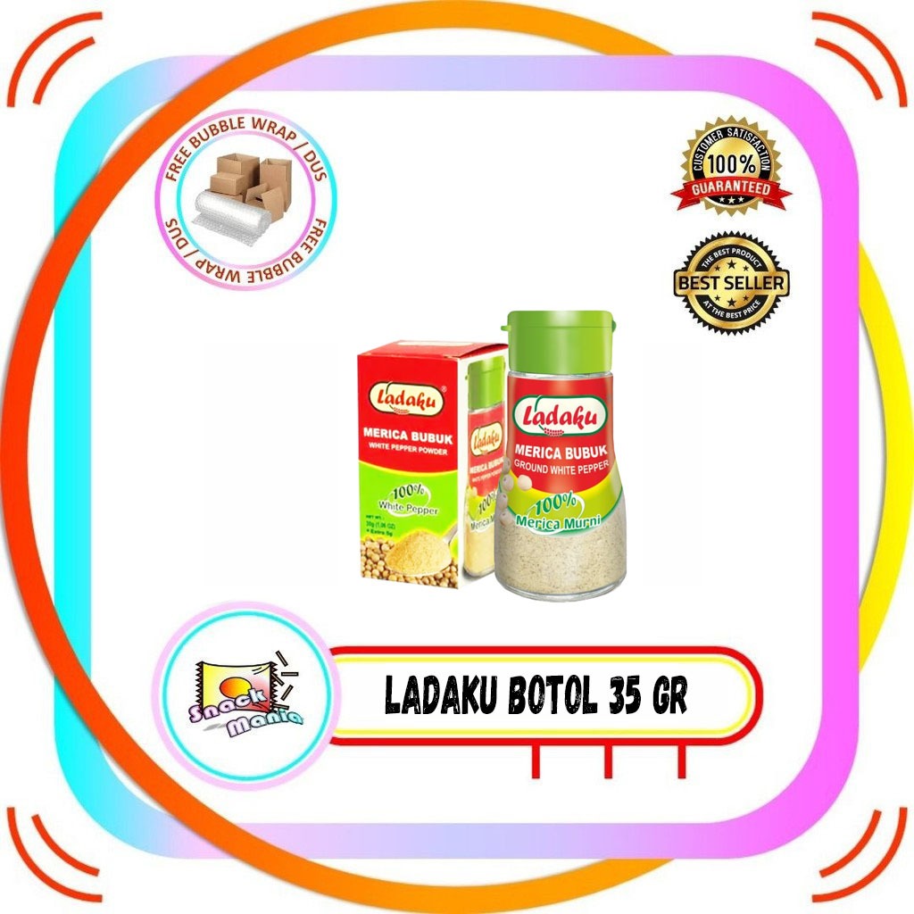 Jual Desaku Ladaku Lada Putih Botol ~ 35 gr White Pepper Ground Powder ...