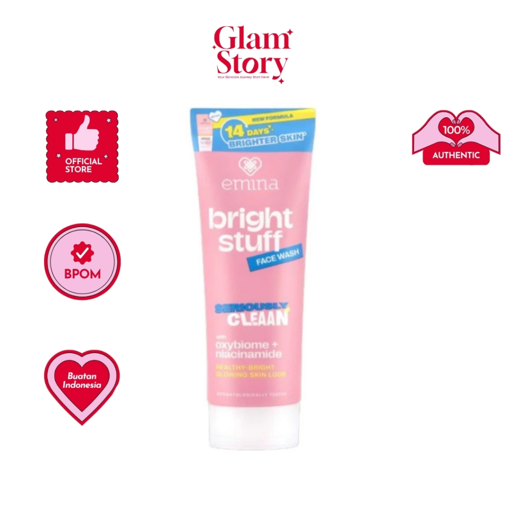 Jual Emina Bright Stuff Face Scrub 50 mL | Shopee Indonesia