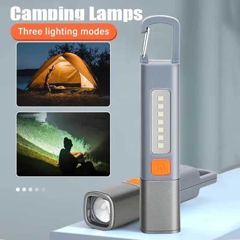 Jual 2025 New Senter LED Super Terang Tahan Lama Lampu Senter Cas ...