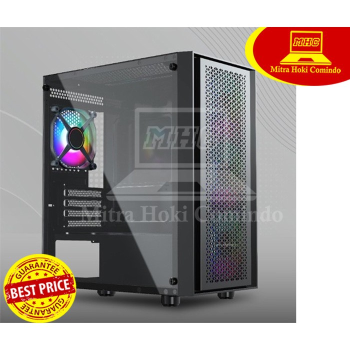 Jual CASING PC GAMING MURAH / CASING KOMPUTER INFINITY HORUS V2 BLACK 3 ...