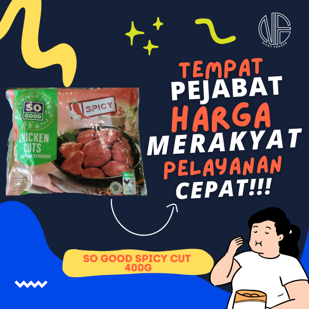 Jual SO GOOD SPICY CUT 400 G | Shopee Indonesia