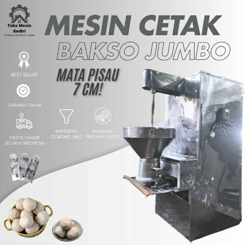 Jual Mesin Cetak Pentol Bakso Super Jumbo 7 cm | Shopee Indonesia