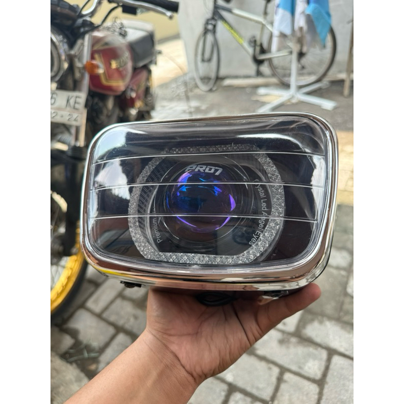 Jual Lampu Depan Biled Billed Yamaha RX King Oval Isi Pro 7 P730 HV ...