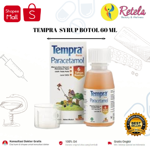 Jual TEMPRA SYRUP BOTOL 60 ML | Shopee Indonesia