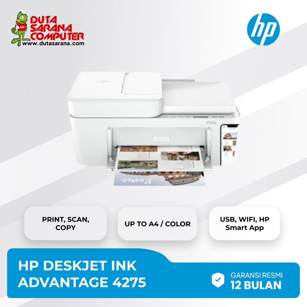 Jual HP DeskJet Ink Advantage 4275 All-in-One Printer | Shopee Indonesia