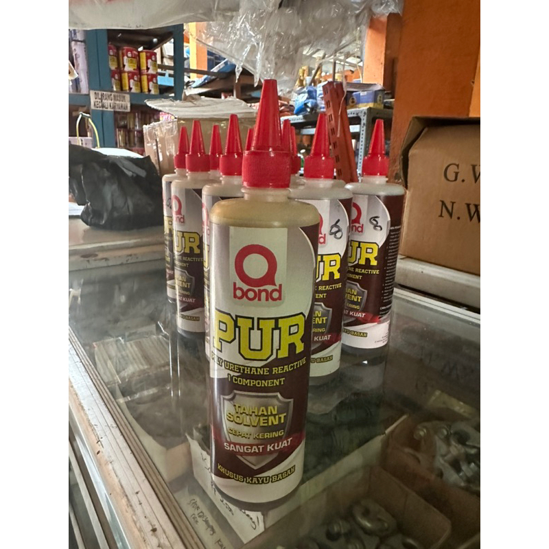 Jual LEM KAYU PEREKAT PUR TAHAN SOLVENT MEBEL FURNITUR 500GR | Shopee ...