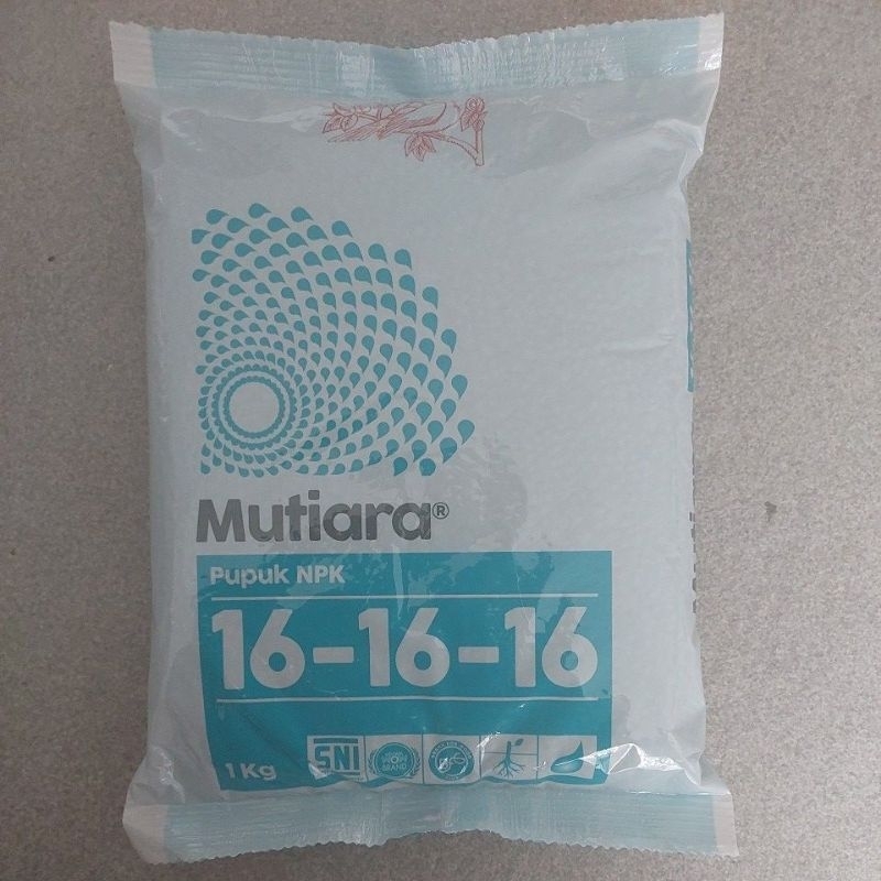 Jual PUPUK NPK MUTIARA 16-16-16 MEROKE KEMASAN PABRIK 1 KG | Shopee Indonesia