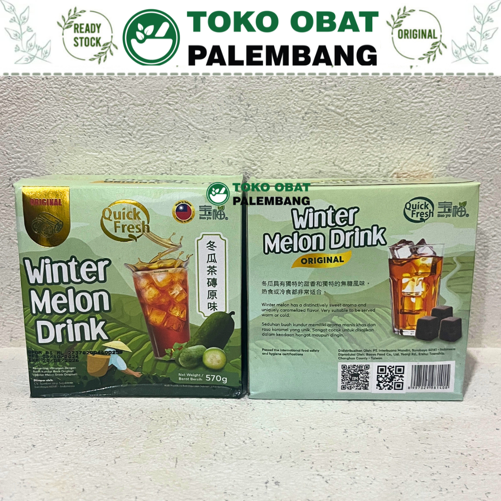 Jual QUICK FRESH WINTER MELON TEA 570 GR WINTERMELON TEH BUAH KUNDUR ...