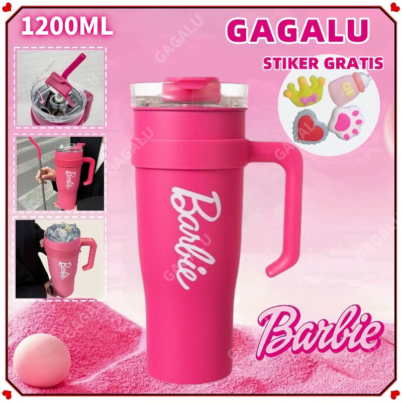 Jual 【Stiker Gratis】GAGALU Tumbler Barbie 1200ml Barbie Tumbler Mini so ...