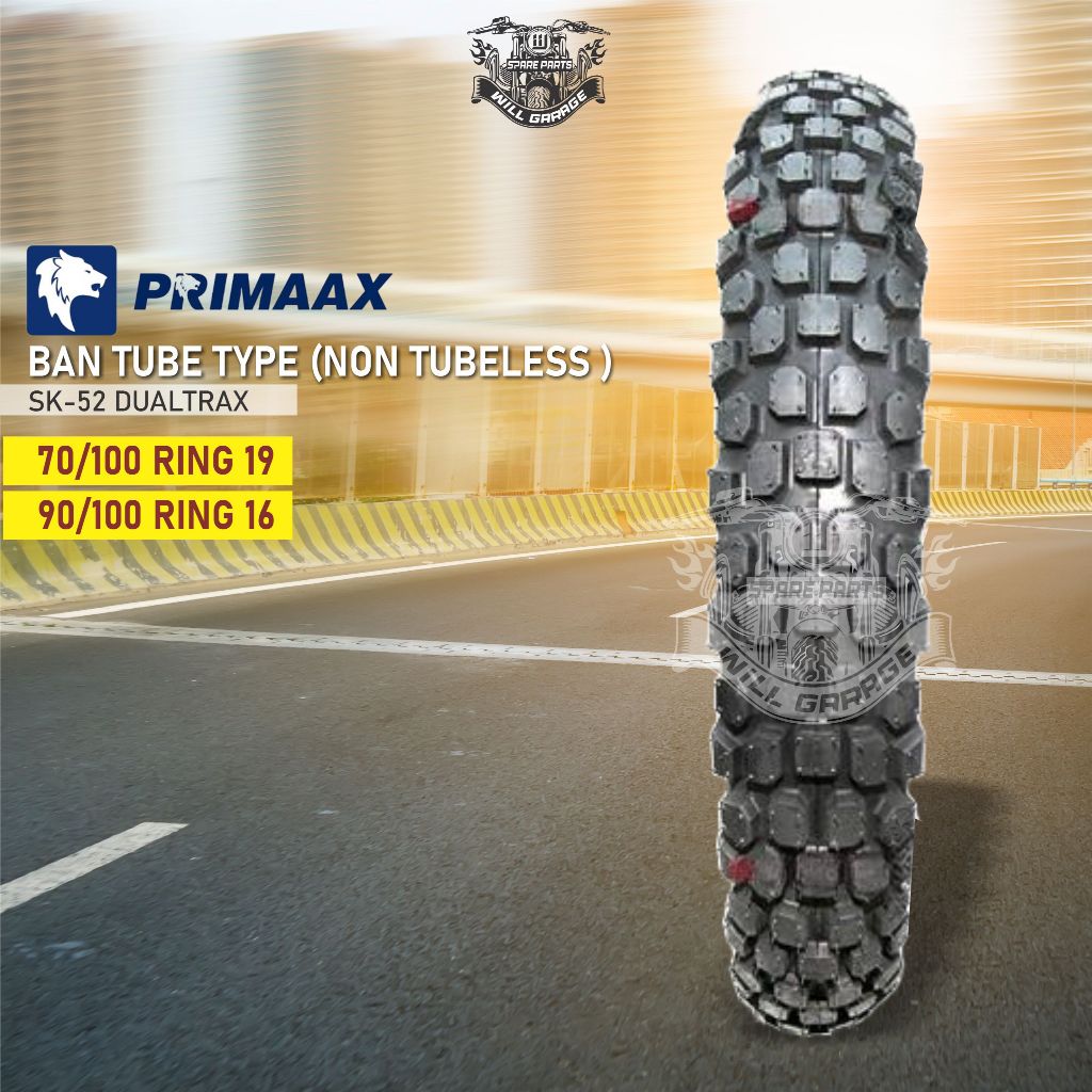Jual BAN PRIMAAX SK-52 DUALTRAX / BAN PRIMAX / NON TUBELESS / BAN MOTOR ...