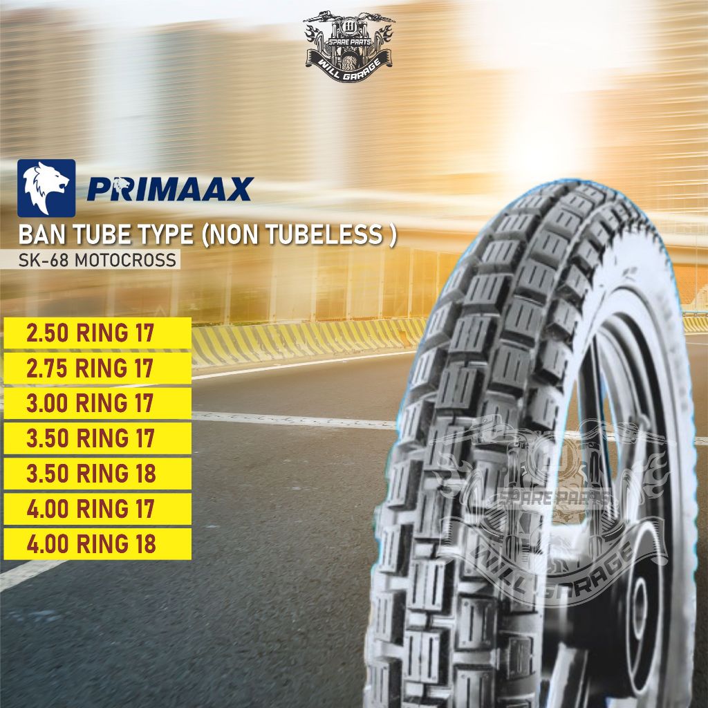 Jual BAN PRIMAAX SK-68 KING CROSS / BAN PRIMAX / NON TUBELESS / BAN ...