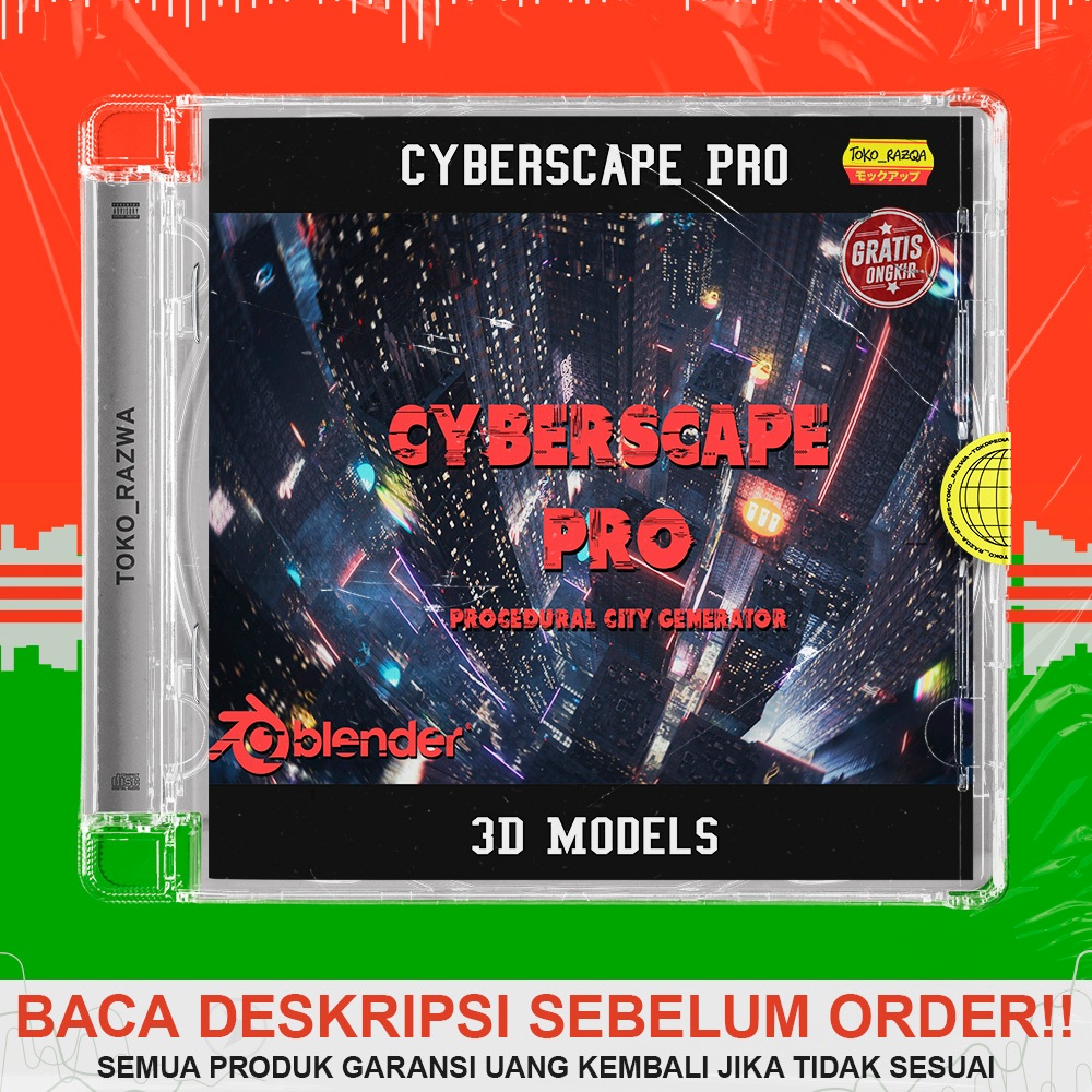 Jual 3D Models - CyberScape Pro v2 For Blender - 191124 | Shopee Indonesia