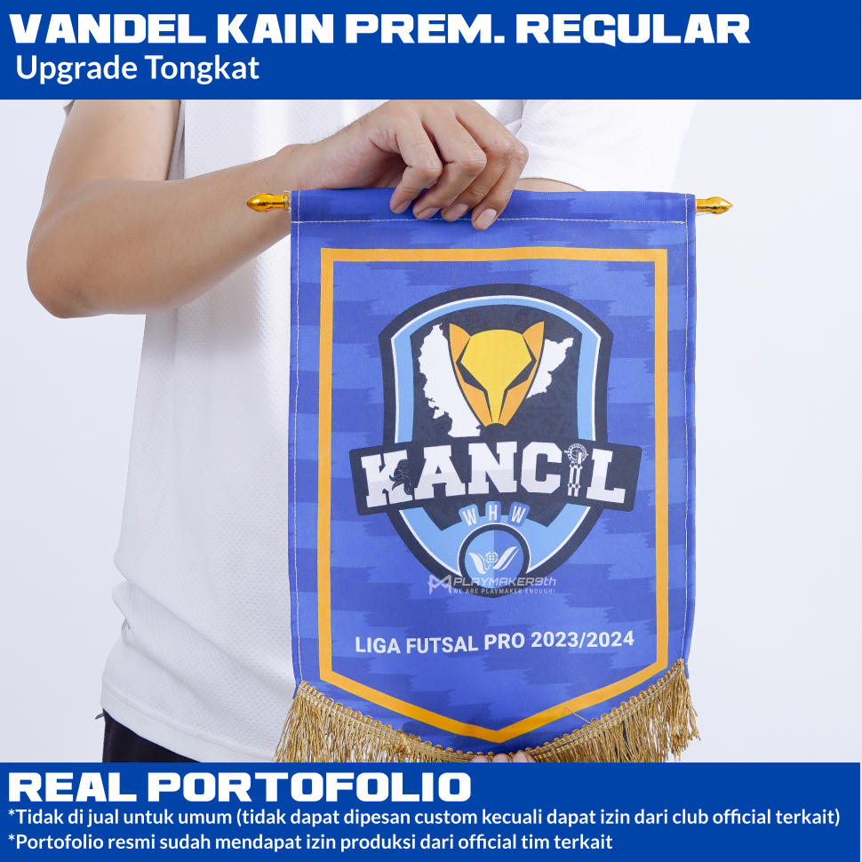 Jual Custom Bendera Vandel Pennant Sepakbola Futsal Premium | Shopee ...