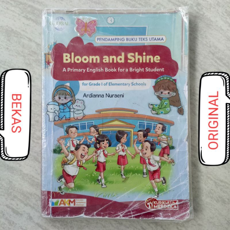 Jual Buku Bloom And Shine English Bahasa Inggris Kelas 1 I SD MI HOTS AKM Global Penerbit Tiga ...
