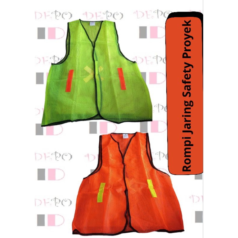 Jual Go Save Rompi Safety Jaring Jala Proyek Rompi Keselamatan | Shopee ...