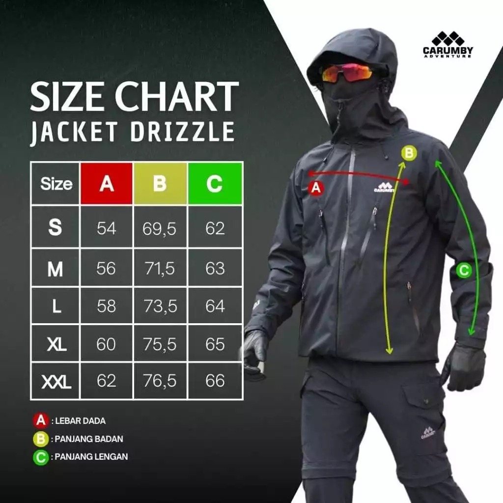 Jual Jaket Gunung Gorpcore Carumby Drizzle Original | Shopee Indonesia