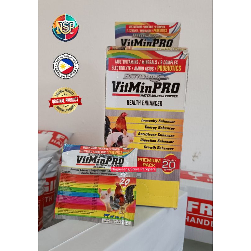 Jual Vitmin Pro vitamin ayam impor 20 gram || satu saset | Shopee Indonesia