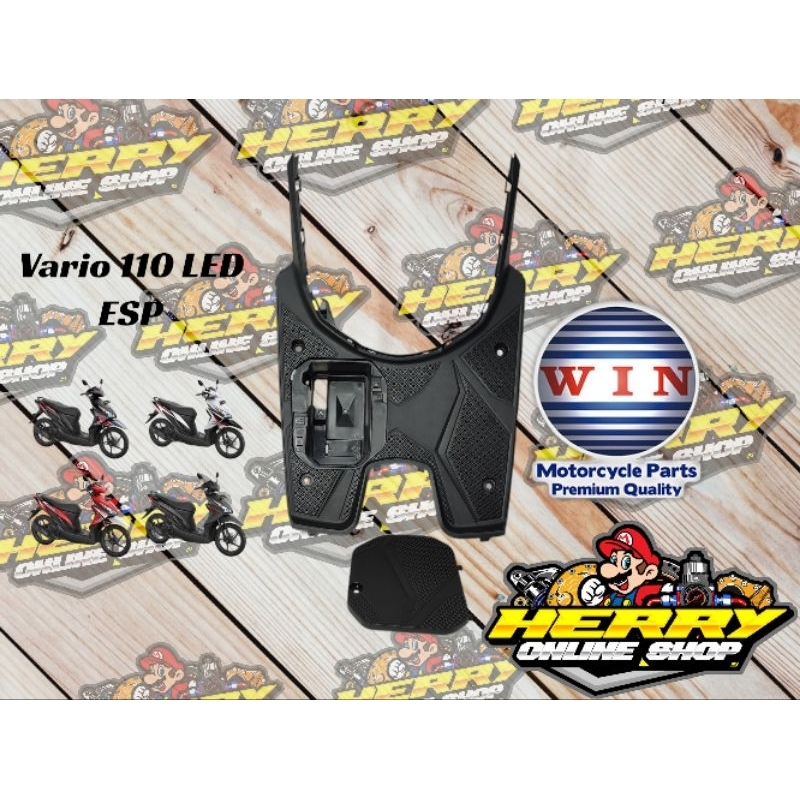 Jual WIN - Step floor bordes pijakan kaki atas lantai vario 110 fi led esp K46 | Shopee Indonesia