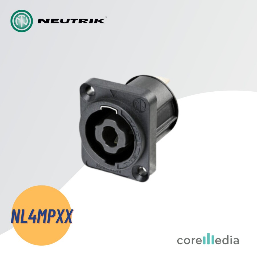 Jual Neutrik NL4MPXX 4-Pole Chassis Connector ( 4 Pole ) | Shopee Indonesia