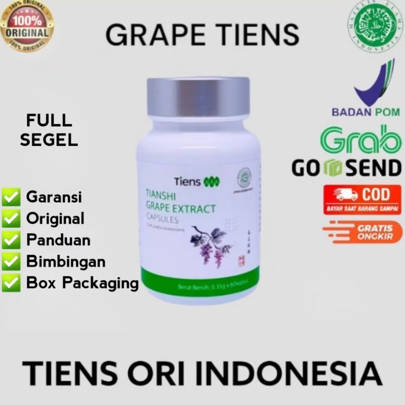 Jual Tiens Grape Extract Nutrisi untuk Jantung - Penyumbatan Pembulu ...