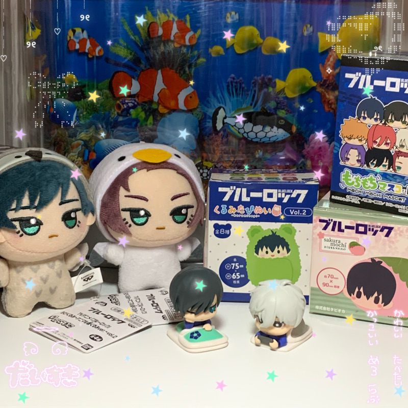 Jual READ DESC!!! blue lock official merch ! chibigurumi rin sae itoshi ...