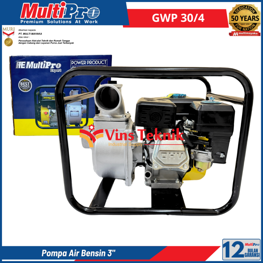 Jual Mesin Pompa Air Bensin Pompa irigasi Alkon 3" Multipro GWP 30/4 GWP30 | Shopee Indonesia
